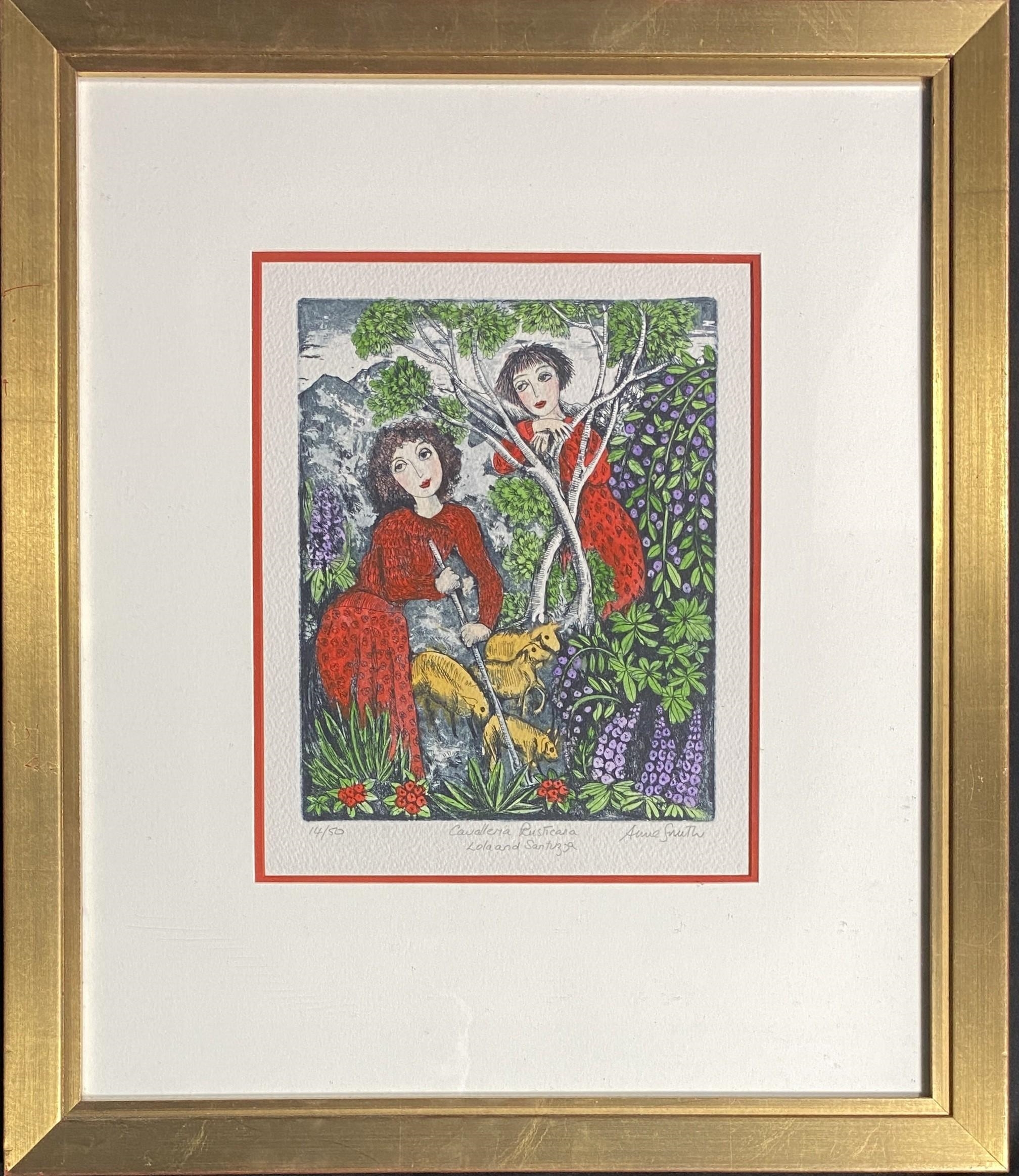 Anne Smith | Cavalleria Rusticara: Lola and Santuzza | MutualArt