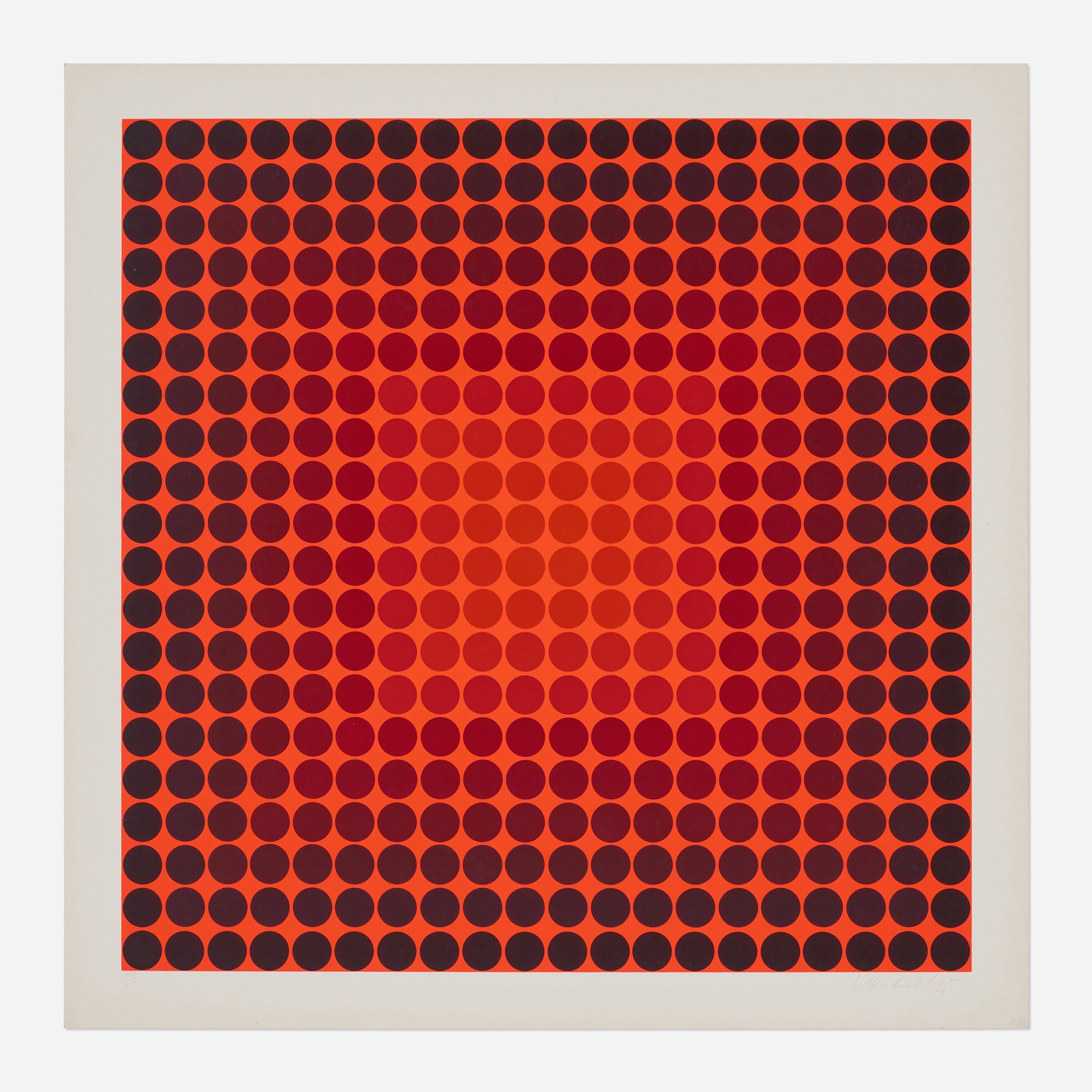 Victor Vasarely | Pokol BC (1965) | MutualArt