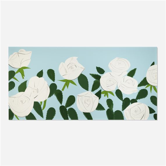 Alex Katz | White Roses (2014) | MutualArt