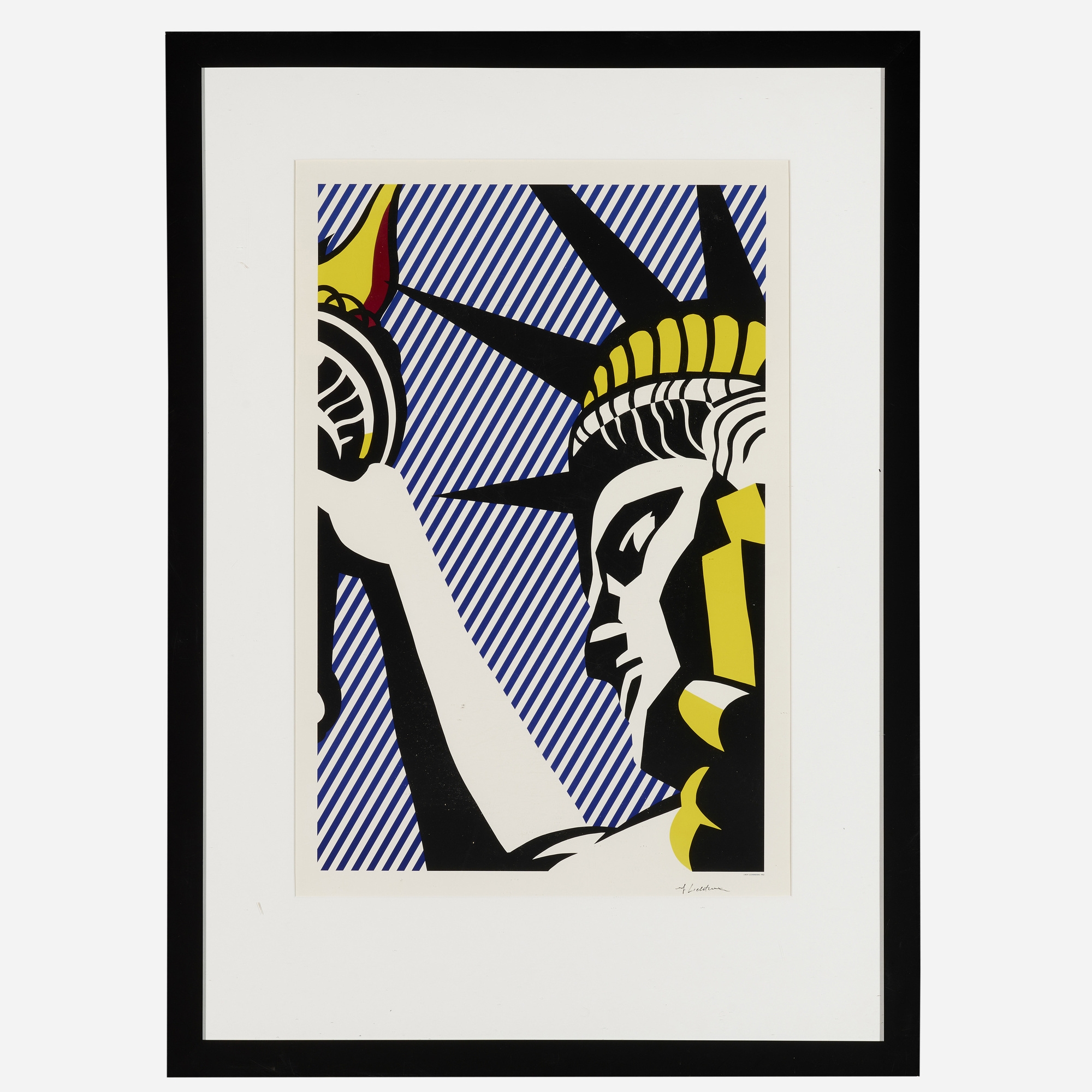 Roy Lichtenstein | I Love Liberty poster (1982) | MutualArt