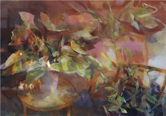 Hazel Nagl | STILL LIFE OF SUNFLOWERS | MutualArt