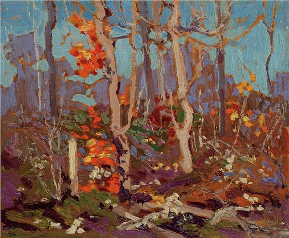 Tom Thomson | Ragged Oaks (1916) | MutualArt