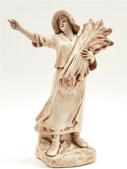 Joseph-Charles Franchère | La Moissonneuse/Une Gerbe de ble (1920 ...