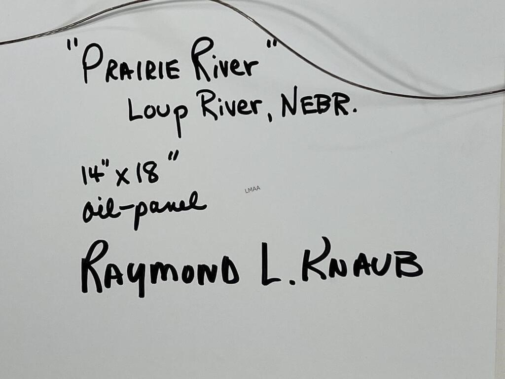 Raymond L Knaub | PRAIRIE RIVER | MutualArt