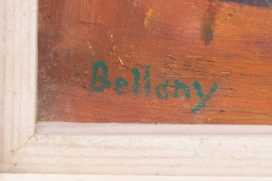 John Bellany | Bellany - A Beach scene with figures and cats to focus ...