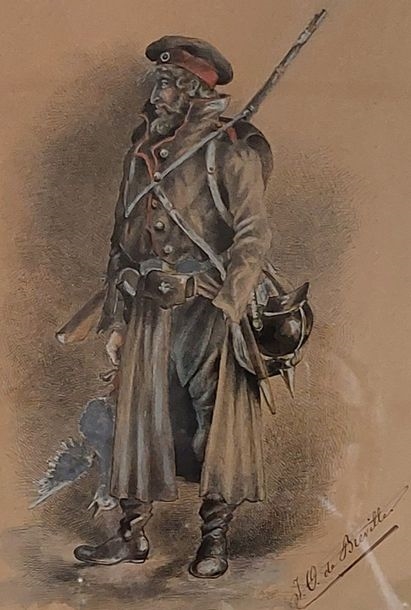 Jacques-Marie Gaston Onfray de Bréville Job | Prussian infantryman ...