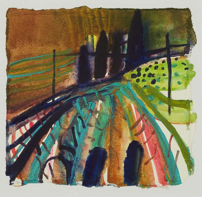 Barbara Rae | Standing Stone (1979) | MutualArt