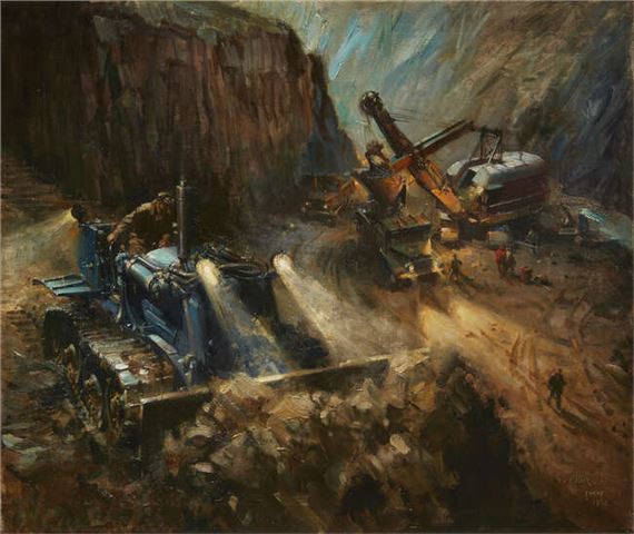 Terence Cuneo | British 1907-1996 - Vickers Armstrongs VR-180 | MutualArt