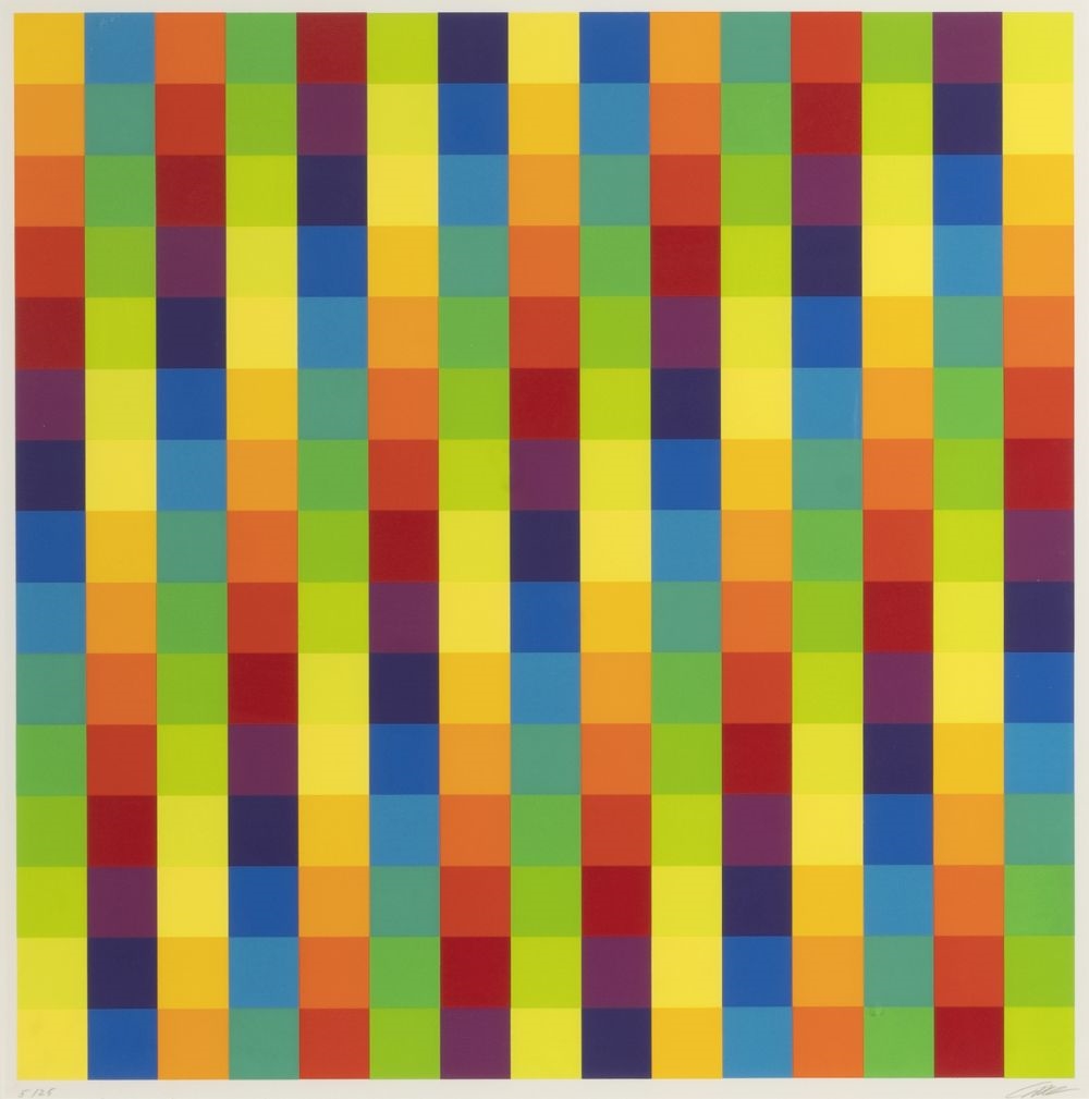 Richard Paul Lohse | Three Colour Fields I (1918 - 1922) | MutualArt