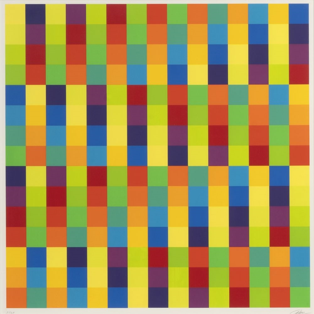 Richard Paul Lohse | Three Colour Fields I (1918 - 1922) | MutualArt