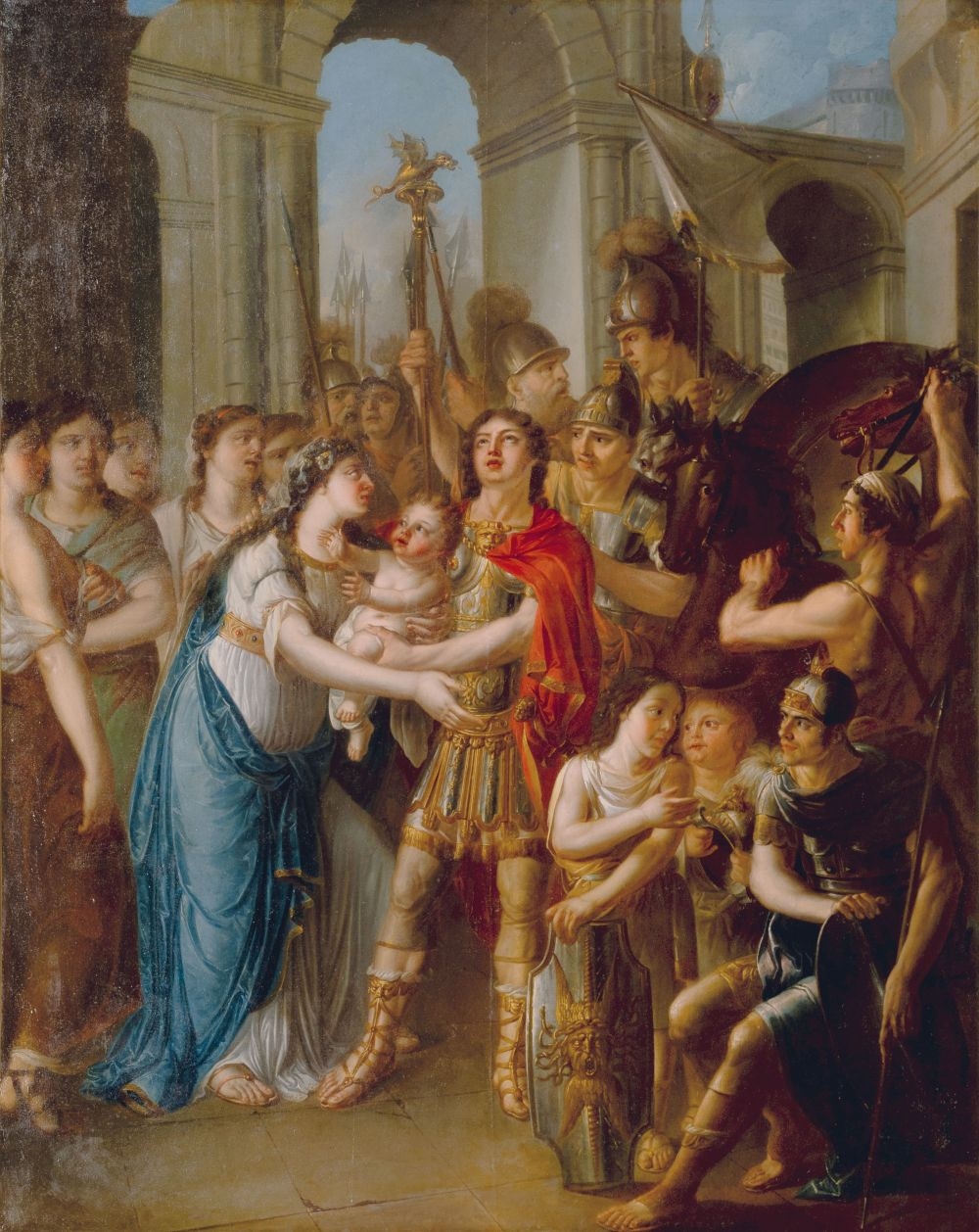 Johann Heinrich Wilhelm Tischbein | Hector and Andromache | MutualArt