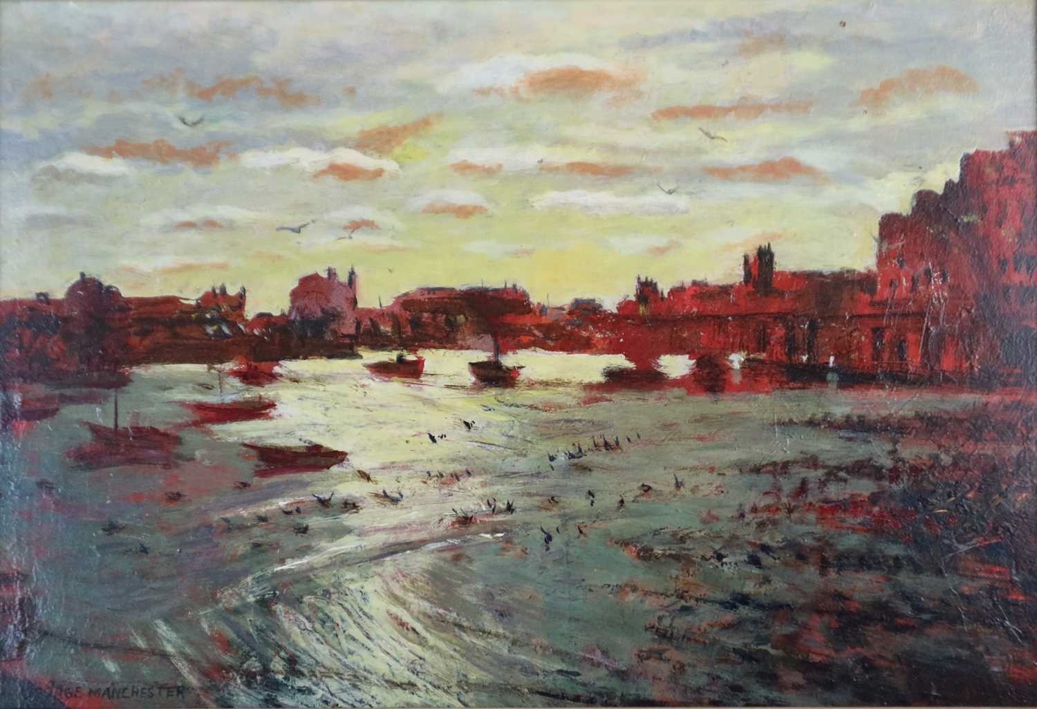 George Manchester | Low Tide, Sunset | MutualArt