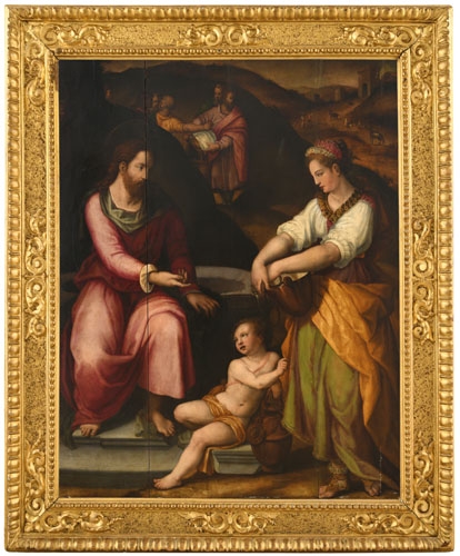 Alessandro Allori | Christ and the Samaritan Woman at the Well | MutualArt