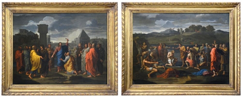 Nicolas Poussin | The Baptism of Christ ; The Sacrament of Ordination ...