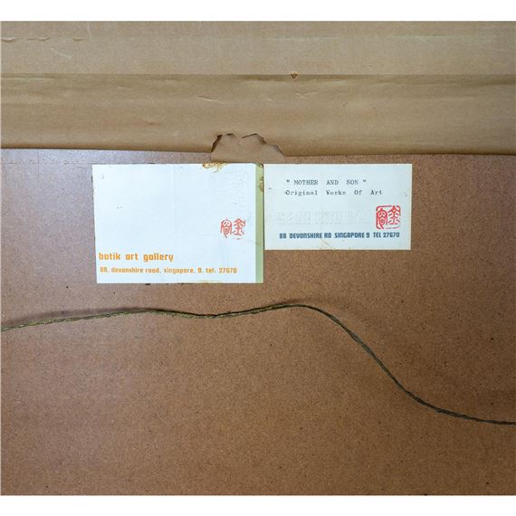 Seah Kim Joo | Beautiful original Batik painting depicting a mother and ...