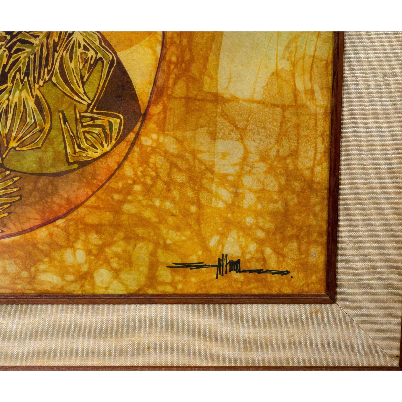 1970s Original Batik Art