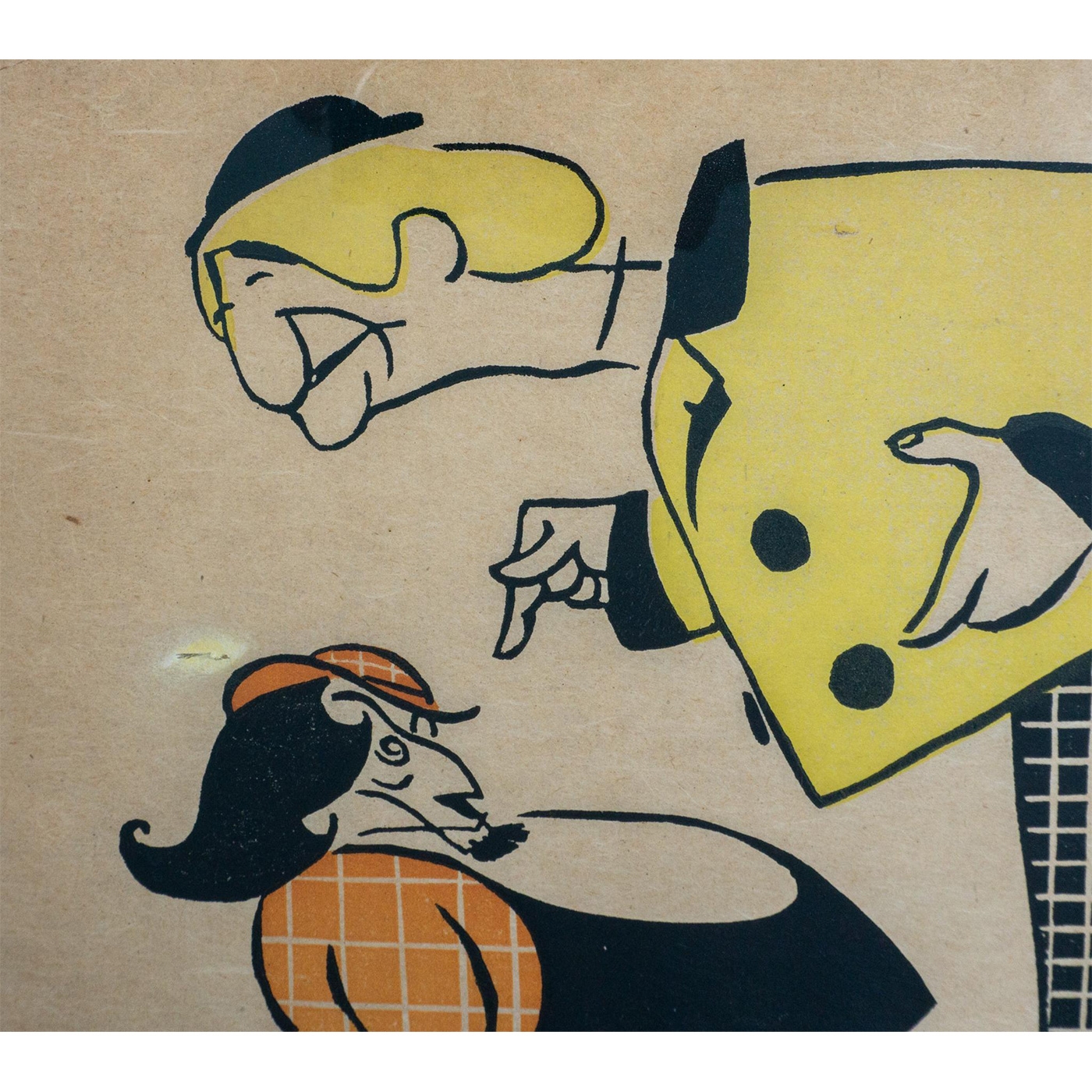 Alfred Frueh | Humorous print depicting a very tall and a very short ...