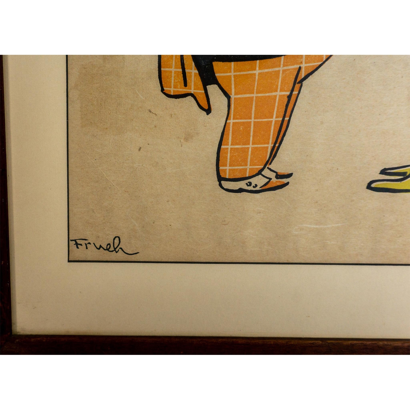 Alfred Frueh | Humorous print depicting a very tall and a very short ...
