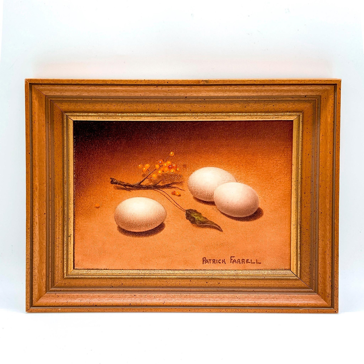 Patrick Farrell | Golden Eggs oil painting on canvas panel | MutualArt