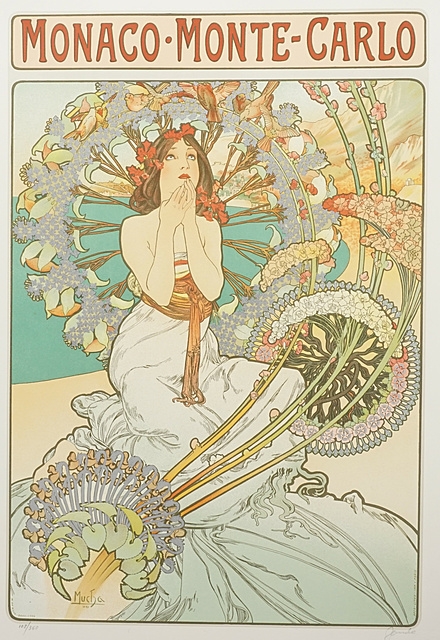 Alphonse Mucha | Monaco Monte-Carlo (1986) | MutualArt