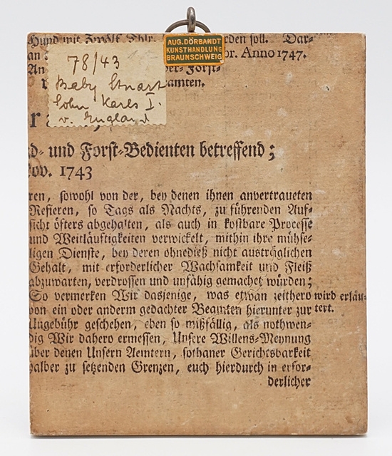 Anthony van Dyck | Miniatur-Portrait Baby Stuart | MutualArt