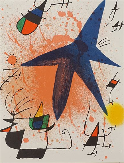 Joan Miró | Estrella azul (Der blaue Stern) (1893) | MutualArt