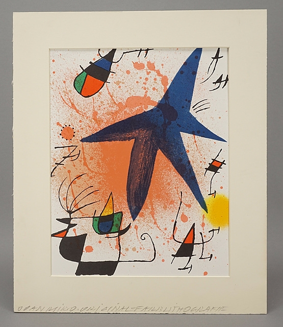 Joan Miró | Estrella azul (Der blaue Stern) (1893) | MutualArt