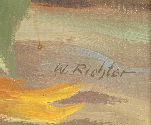 Walter Richter | Stillleben mit Sonnenblumen | MutualArt
