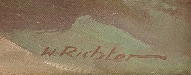 Walter Richter | Sonnenblumen in Keramikvase (1940) | MutualArt