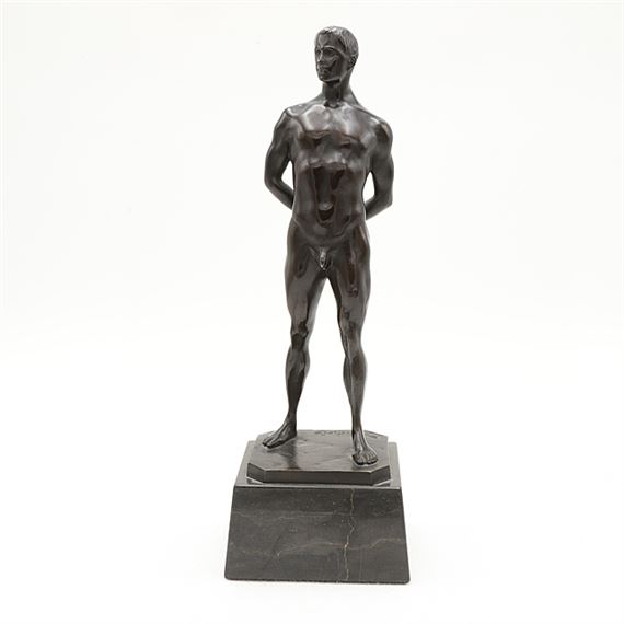 Paul Aichele | Stehender männlicher Akt | MutualArt