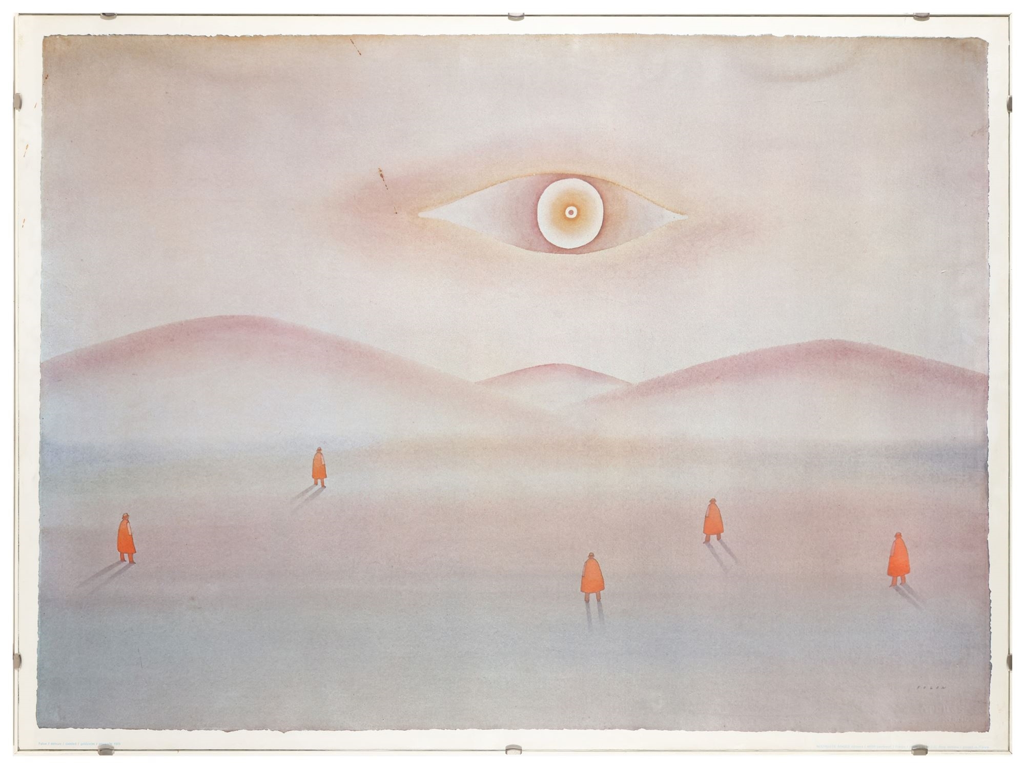 Jean-Michel Folon | Eblouis | MutualArt