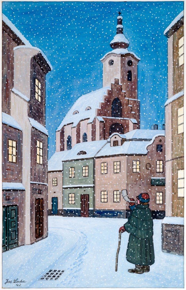 Josef Lada | Winter (1944) | MutualArt