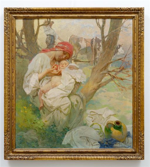 Alphonse Mucha | Happy Family (1925) | MutualArt