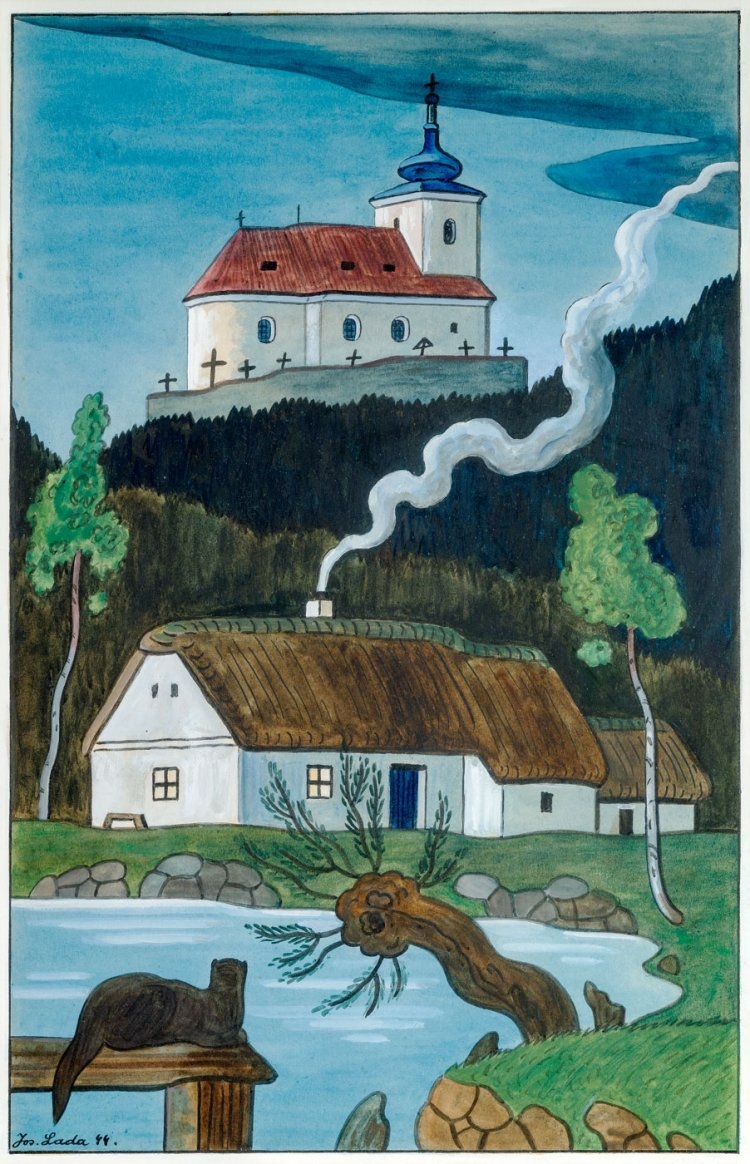 Josef Lada | Winter (1944) | MutualArt