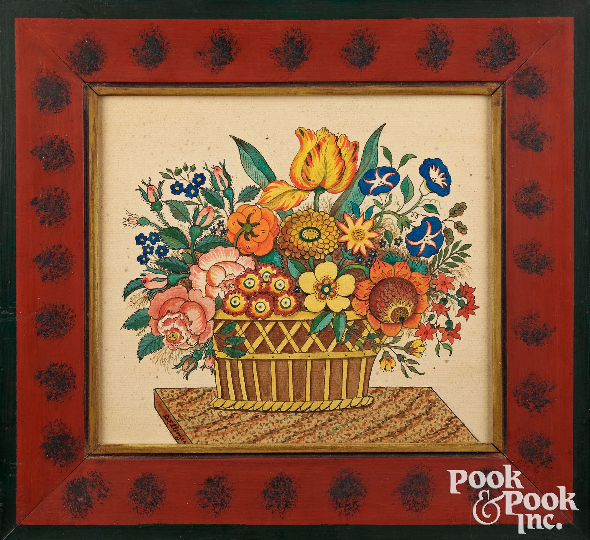 David Ellinger | A theorem: still life with bowl of fruit and bird ...