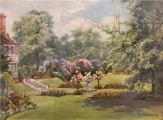 Eva Walbourne | The Garden in Summer, | MutualArt