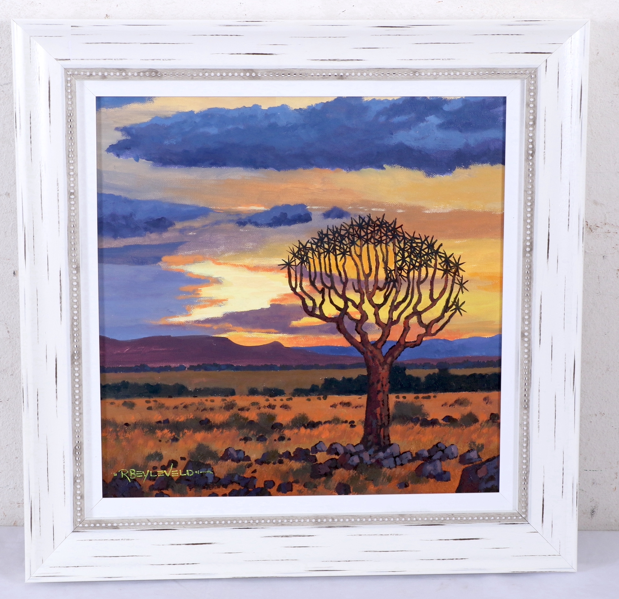 Richard Beyleveld | GUIVER TREE DURING SUNSET | MutualArt