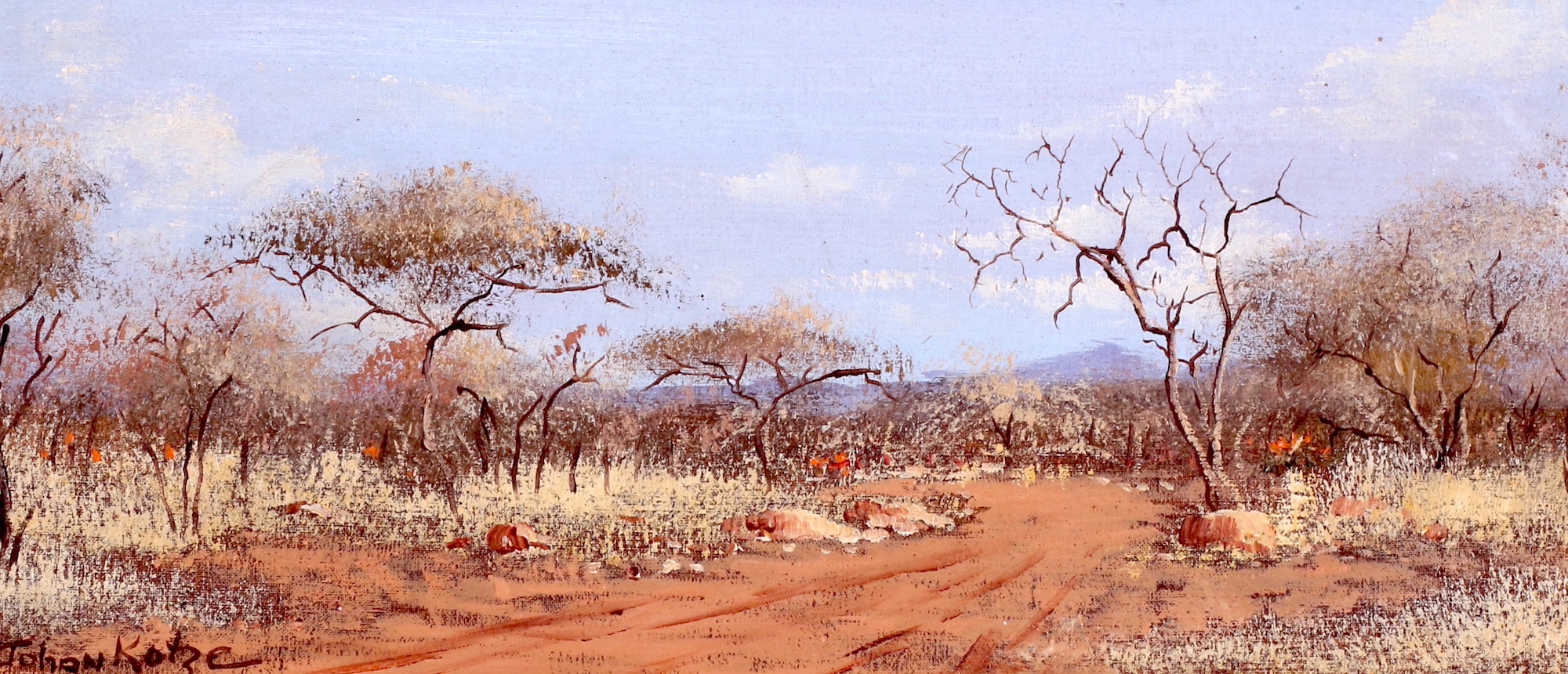 Dawie Fourie | GRAZING CATTLE | MutualArt