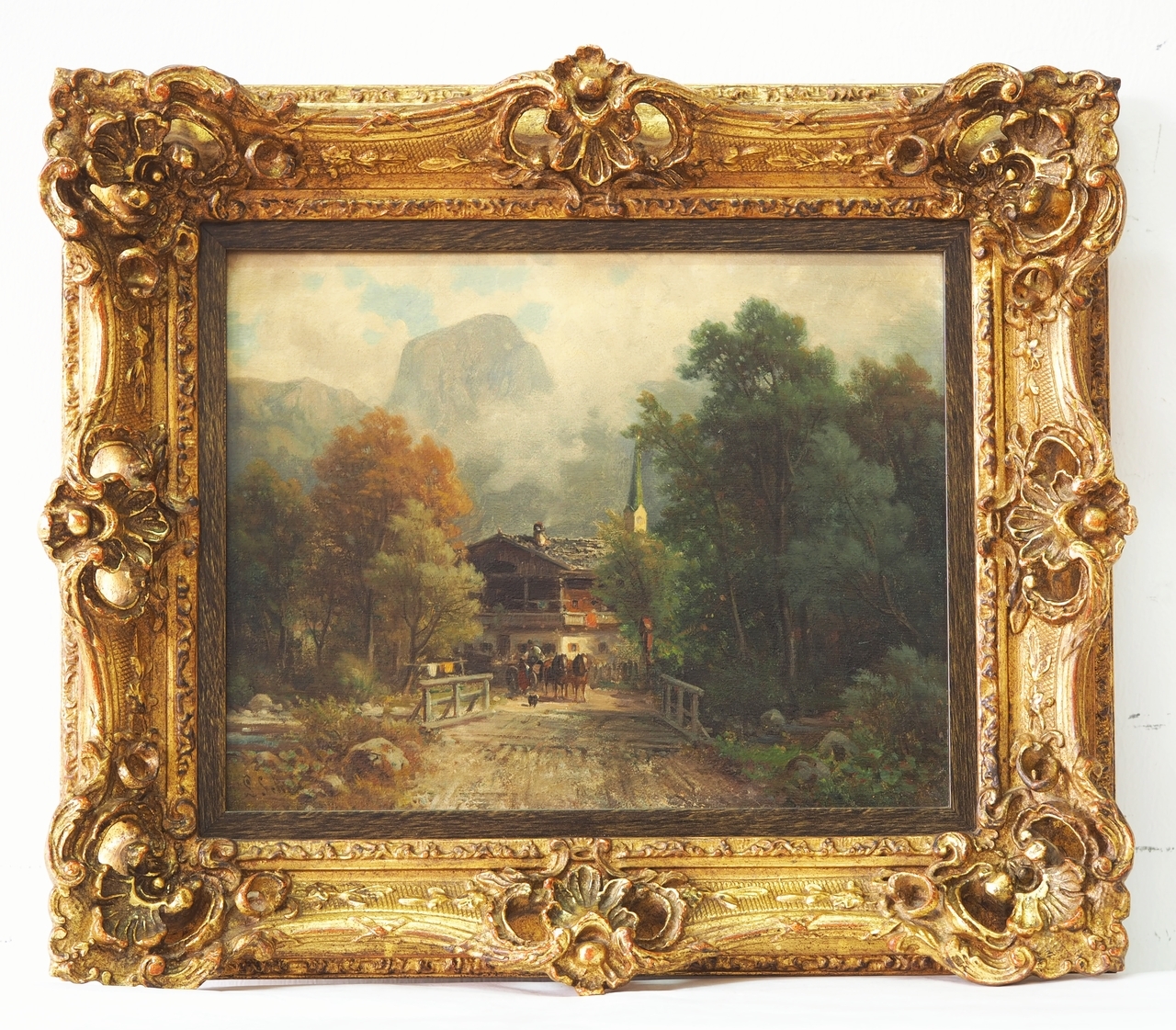 Ludwig Skell | Partie bei Bairisch Zell mit dem Wendelstein | MutualArt