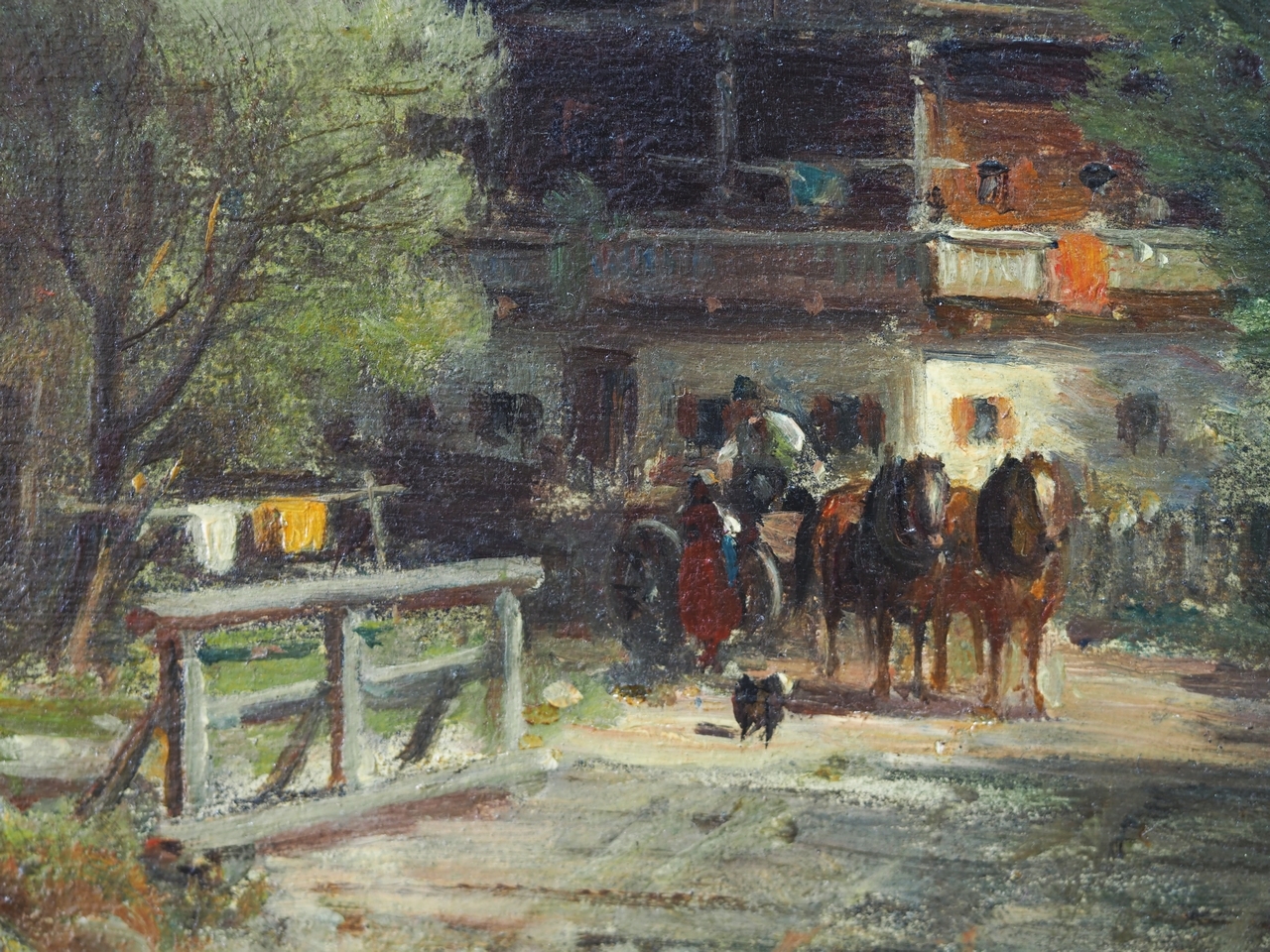 Ludwig Skell | Partie bei Bairisch Zell mit dem Wendelstein | MutualArt