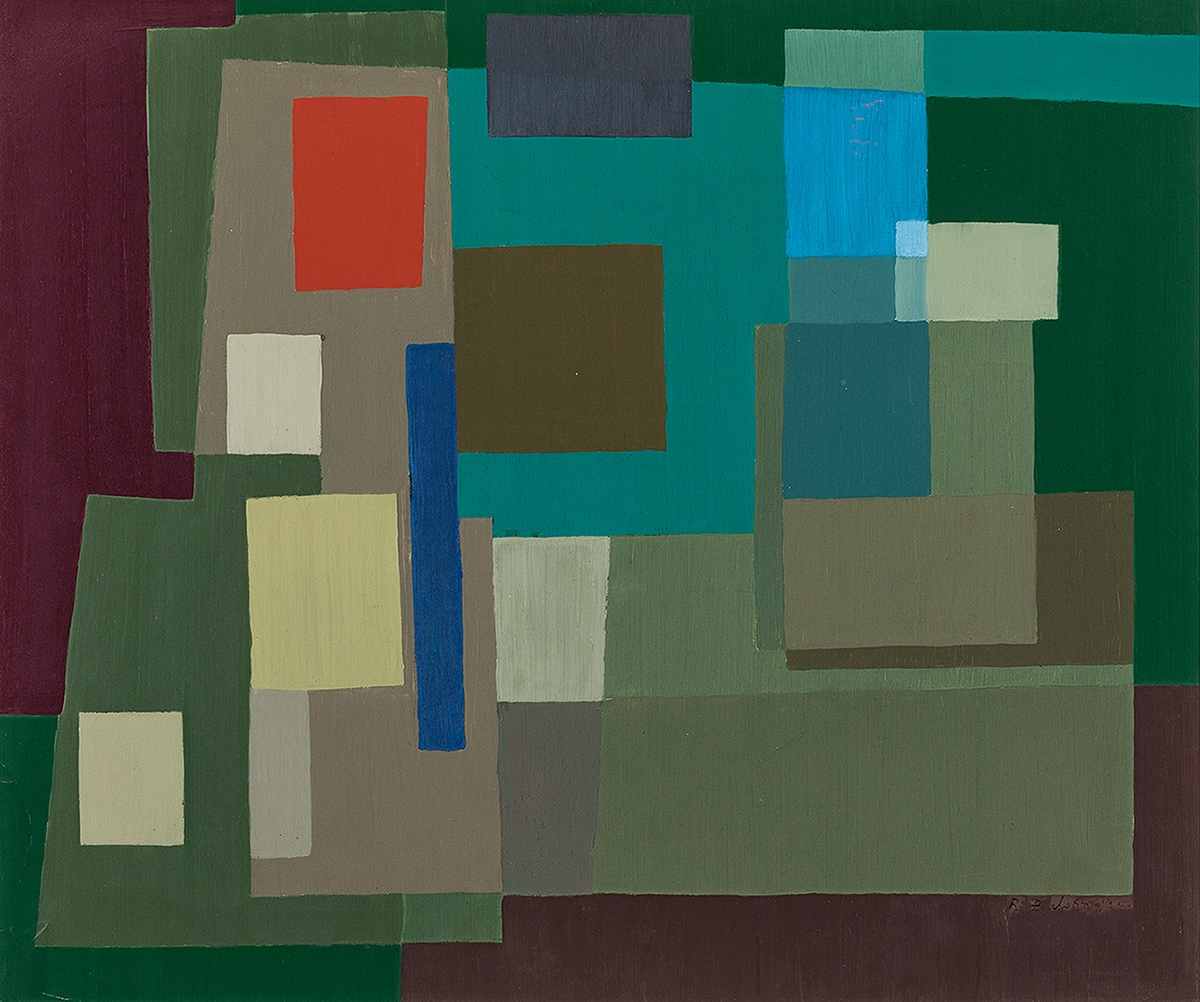 Ralph Balson | CONSTRUCTIVE PAINTING (1953) | MutualArt