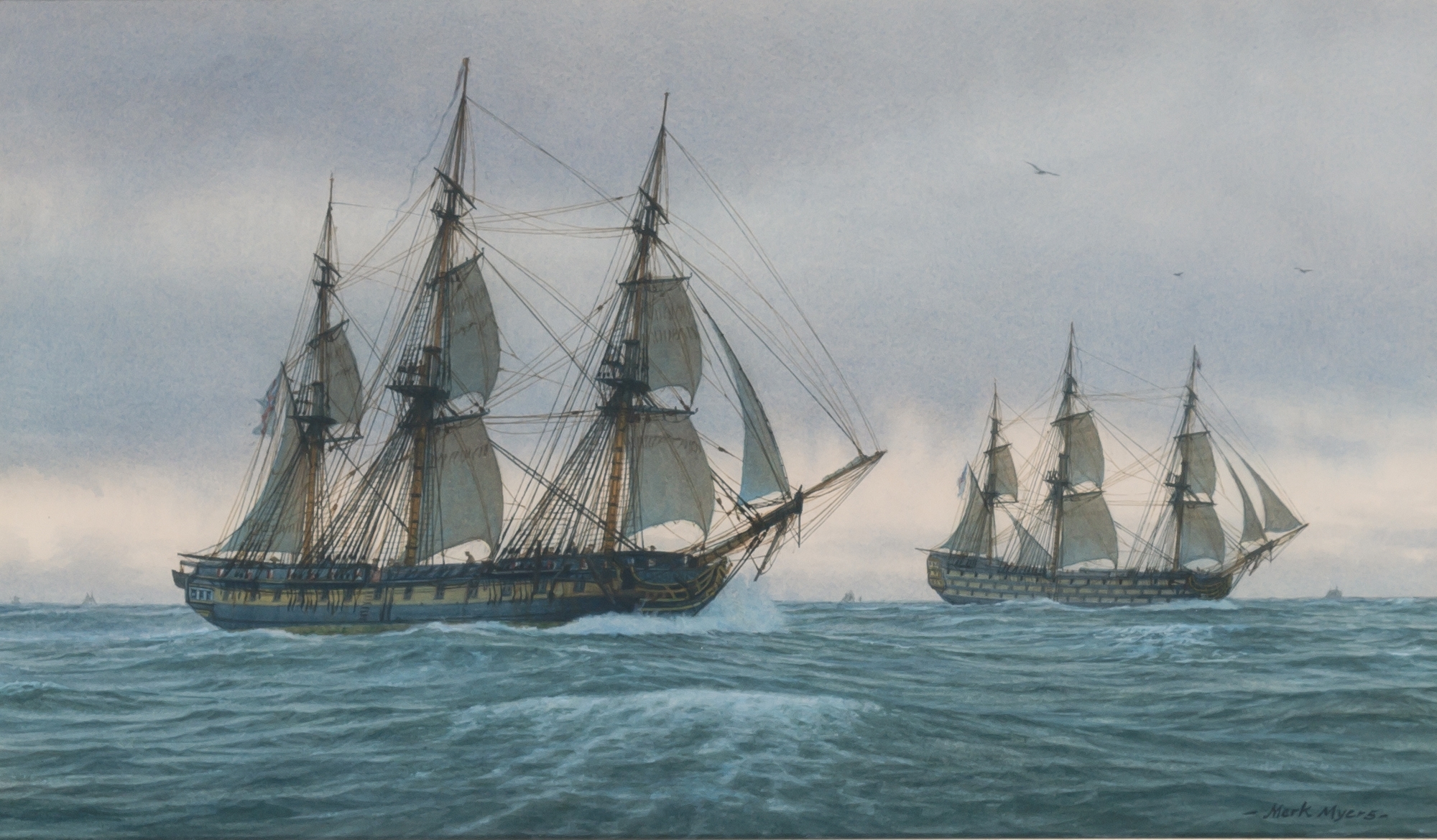 Mark Richard Myers | Frigate Euraylus and HMS Victory - The Beat Down ...