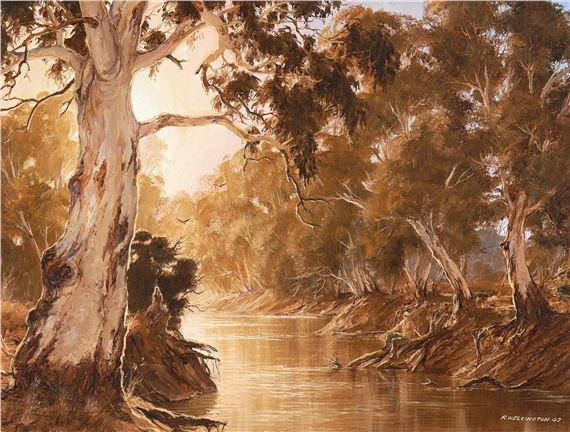 Rob Wellington | Waiting for a Bite | MutualArt