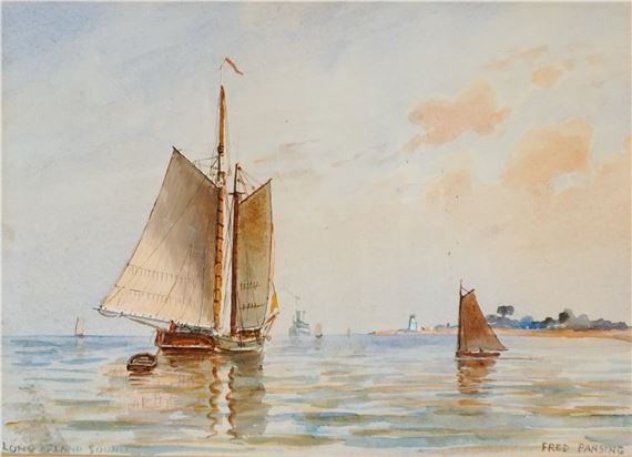 Fred Pansing | Long Island Sound and Wreck on Warhill | MutualArt