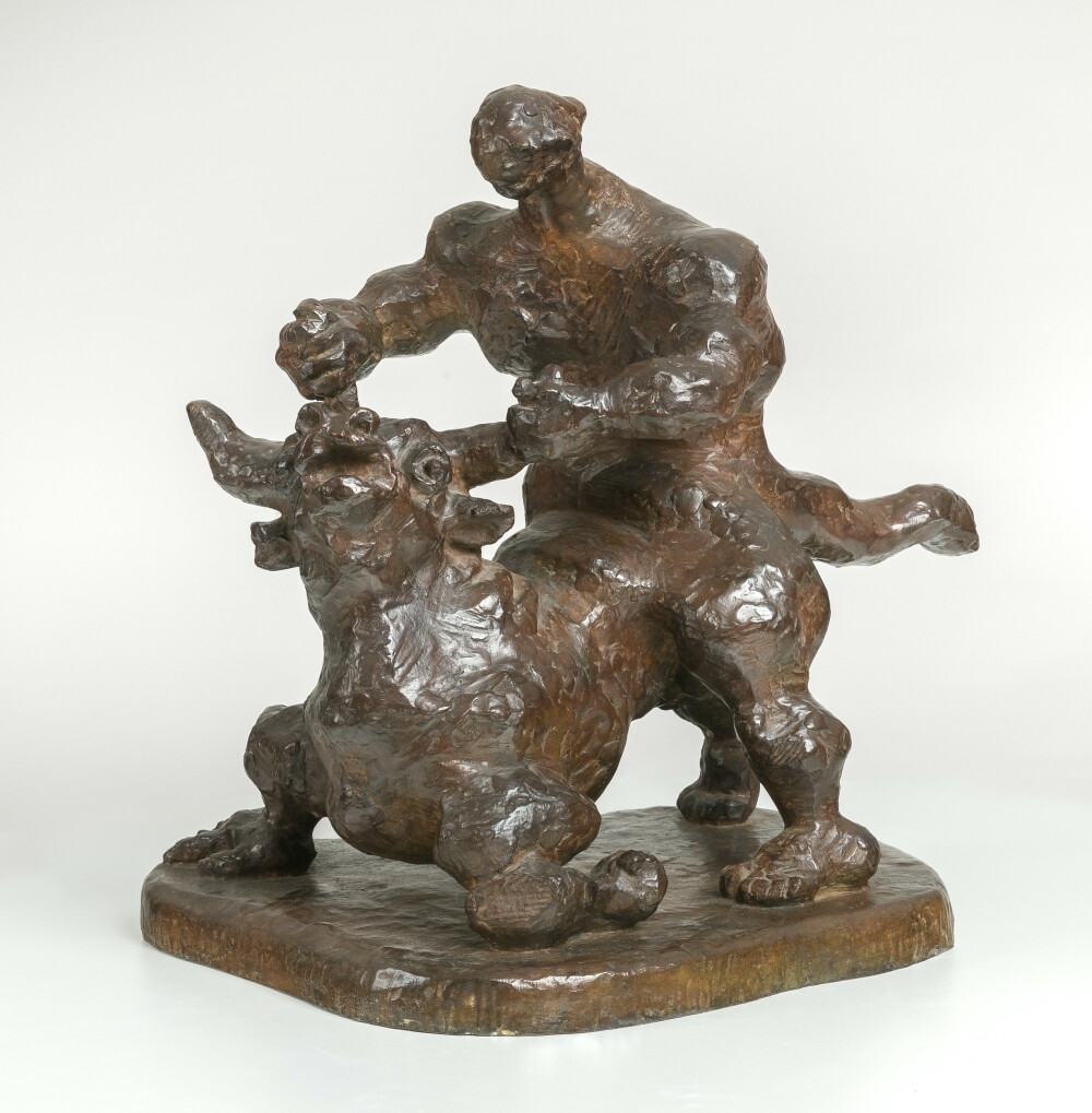 Jacques Lipchitz | Prometheus Strangling the Vulture (1943) | MutualArt