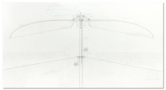 Panamarenko | Shisto (Propulsion system for pedal plane plan II) (1977 ...