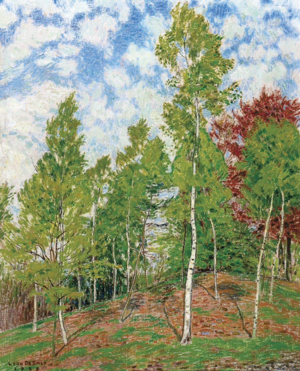 Léon de Smet | The edge of the forest (1955) | MutualArt