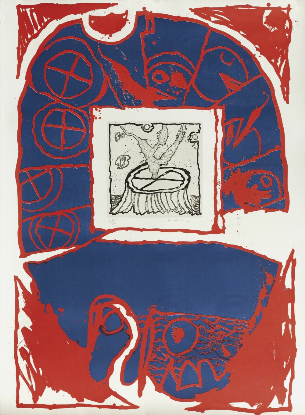 Pierre Alechinsky | MÂT (1975) | MutualArt