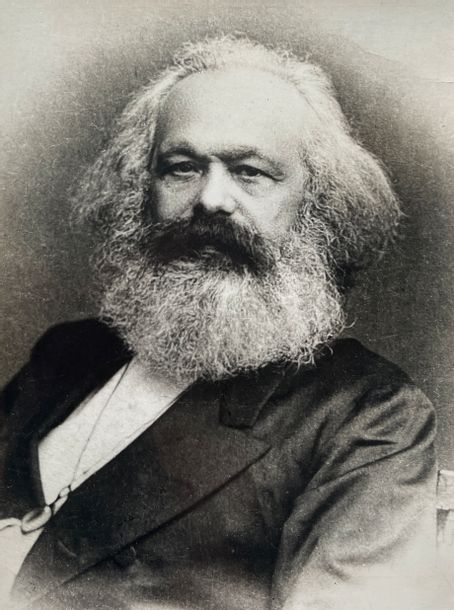 Karl Marx | Portrait of the philosopher and theoretician of the ...