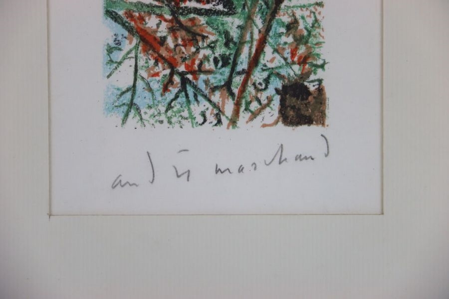 André Marchand | Polychrome lithograph signed in the lower right corner ...